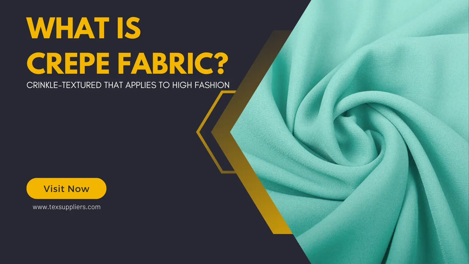 What is Crepe Fabric? Crinkle-textured that Applies to High Fashion