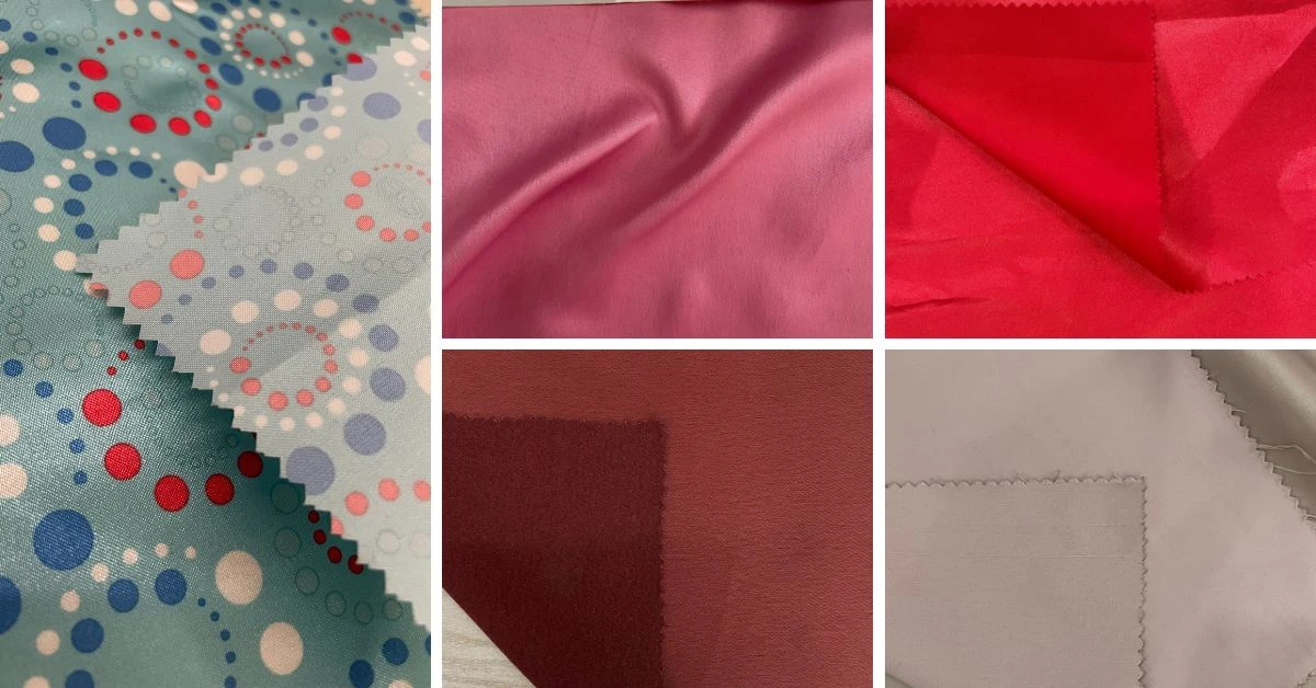 Polyester Satin Fabric with Different Finishes