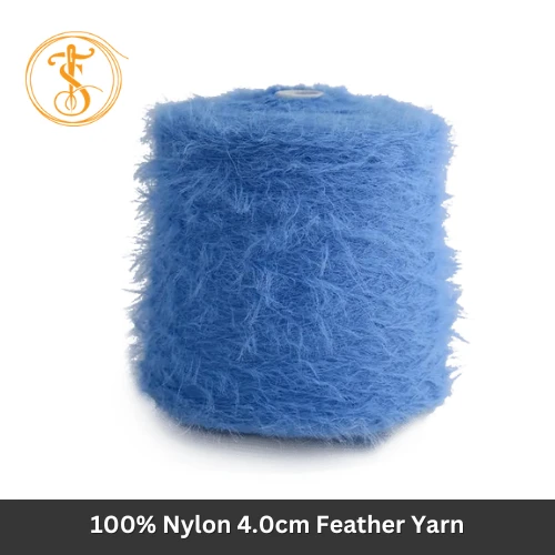 100% Nylon 4.0cm Feather Yarn | Textile Suppliers